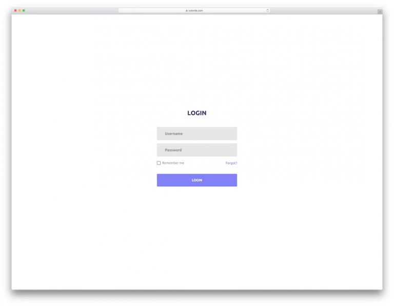 30 Formulários de Login HTML5 e CSS3 Gratuitos