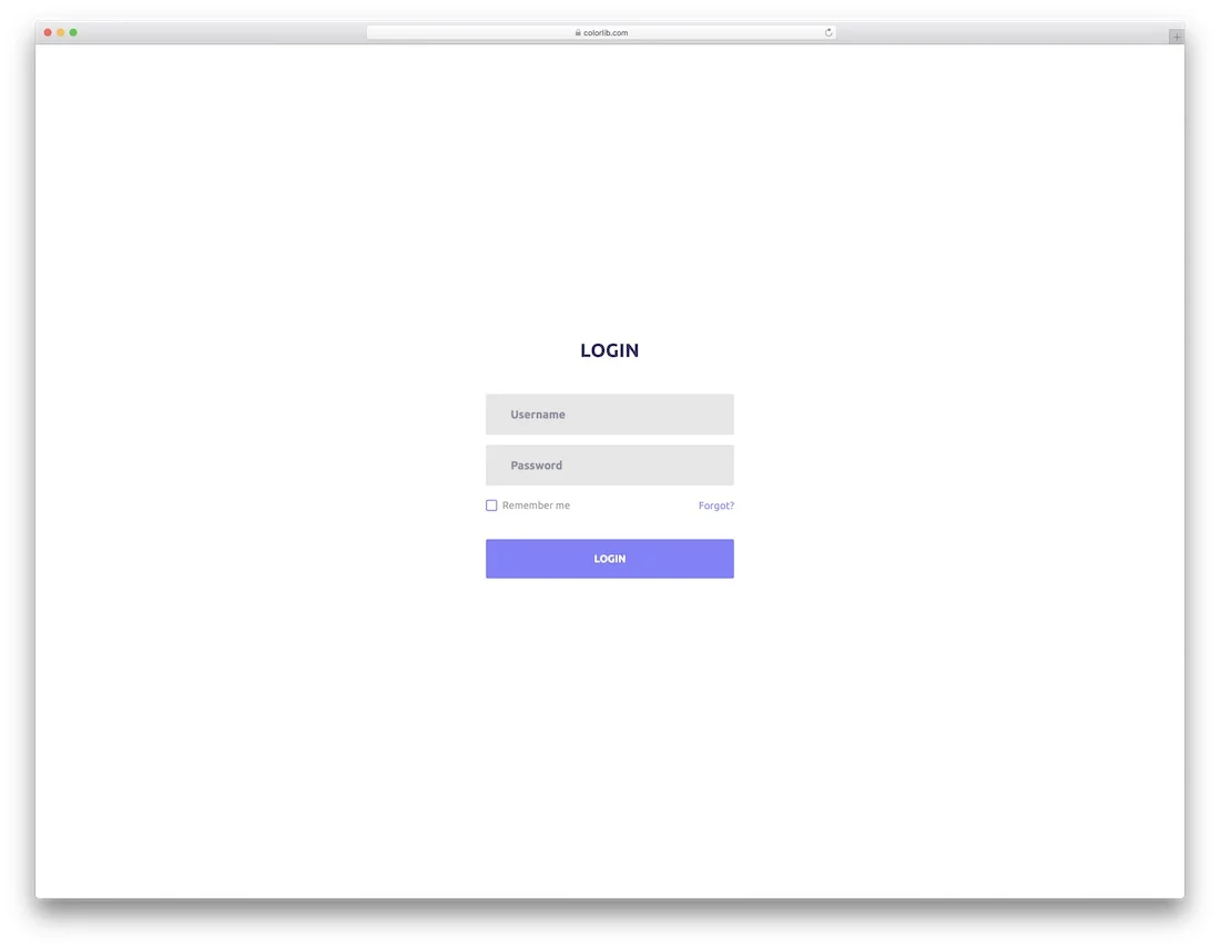 30 Formulários de Login HTML5 e CSS3 Gratuitos