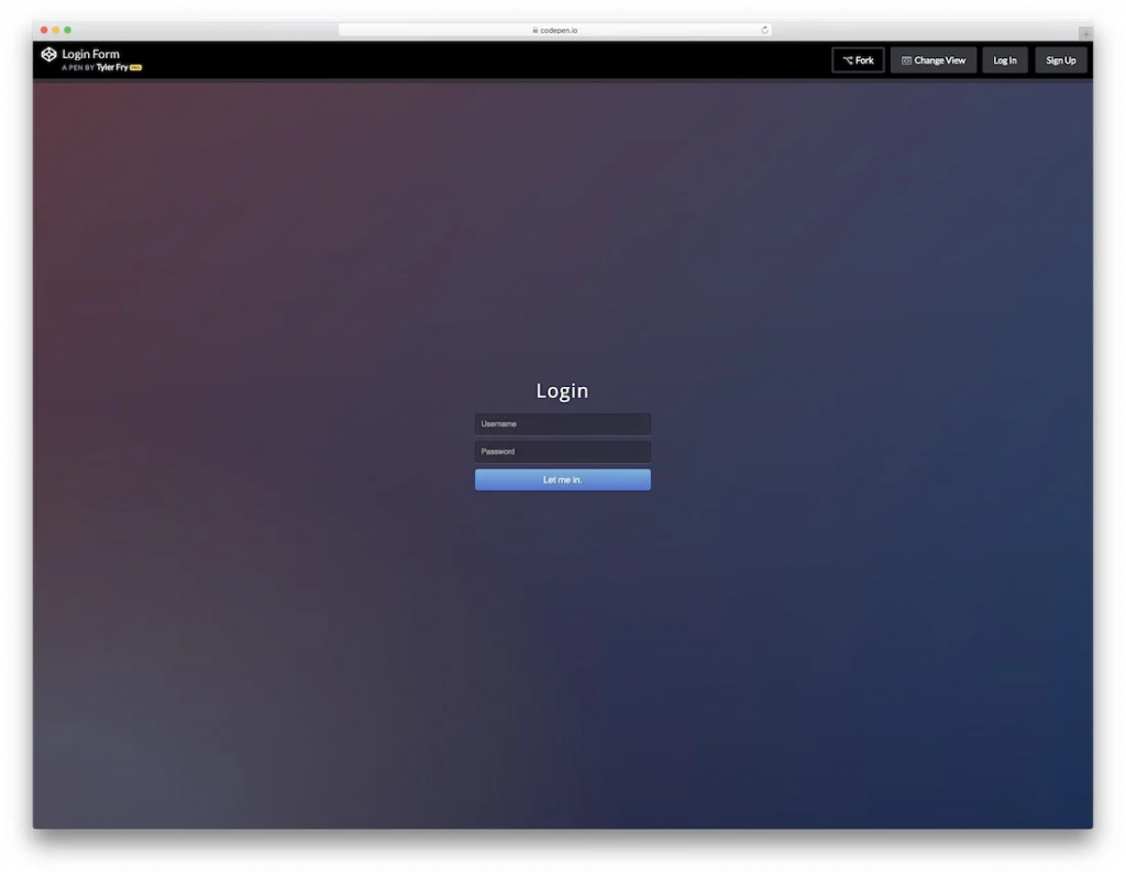 30 Formulários de Login HTML5 e CSS3 Gratuitos