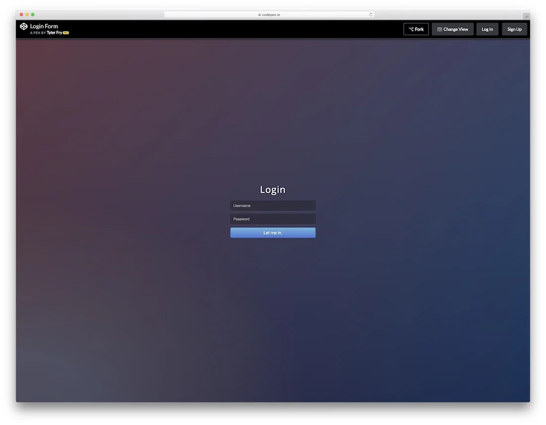 30 Formulários de Login HTML5 e CSS3 Gratuitos