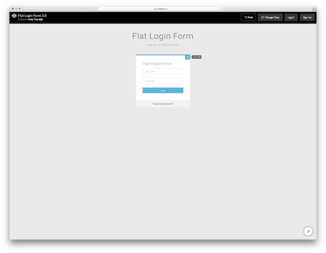 30 Formulários de Login HTML5 e CSS3 Gratuitos