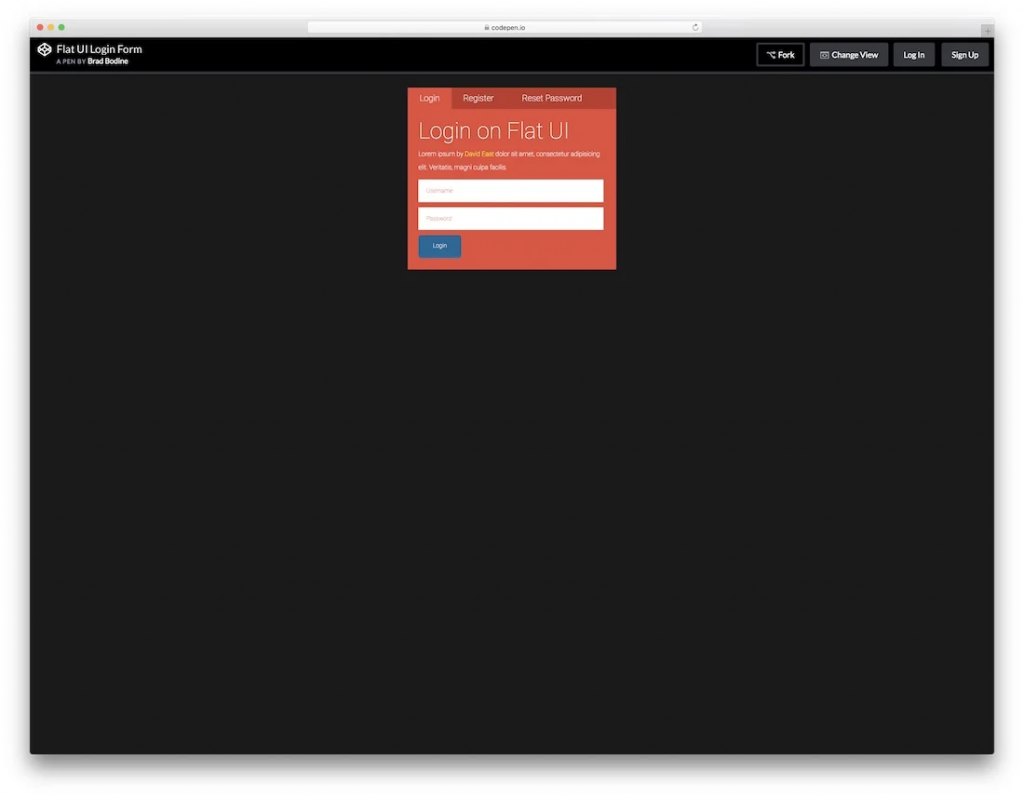 30 Formulários de Login HTML5 e CSS3 Gratuitos