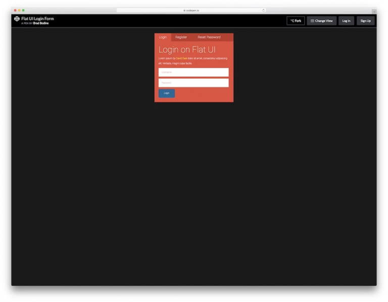 30 Formulários de Login HTML5 e CSS3 Gratuitos
