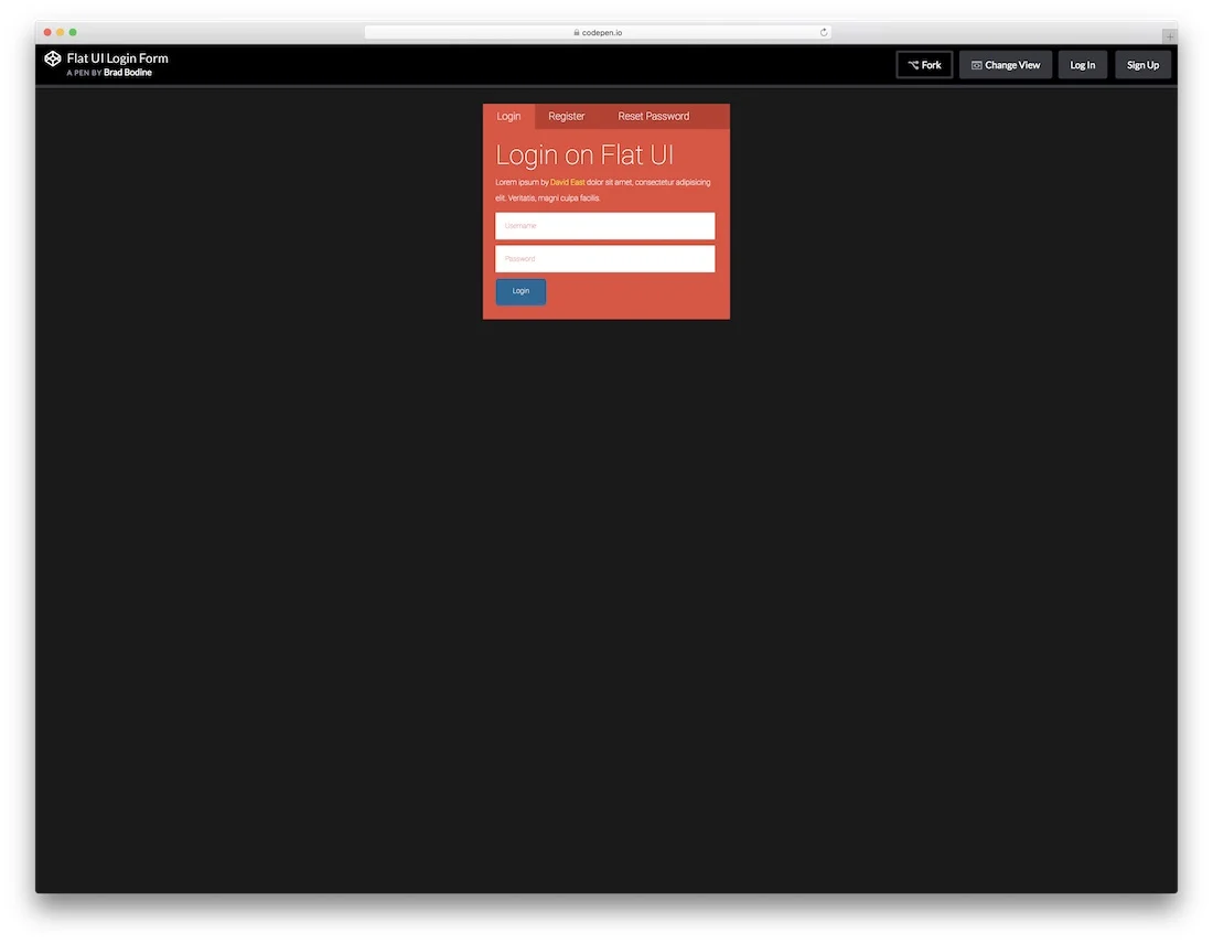 30 Formulários de Login HTML5 e CSS3 Gratuitos