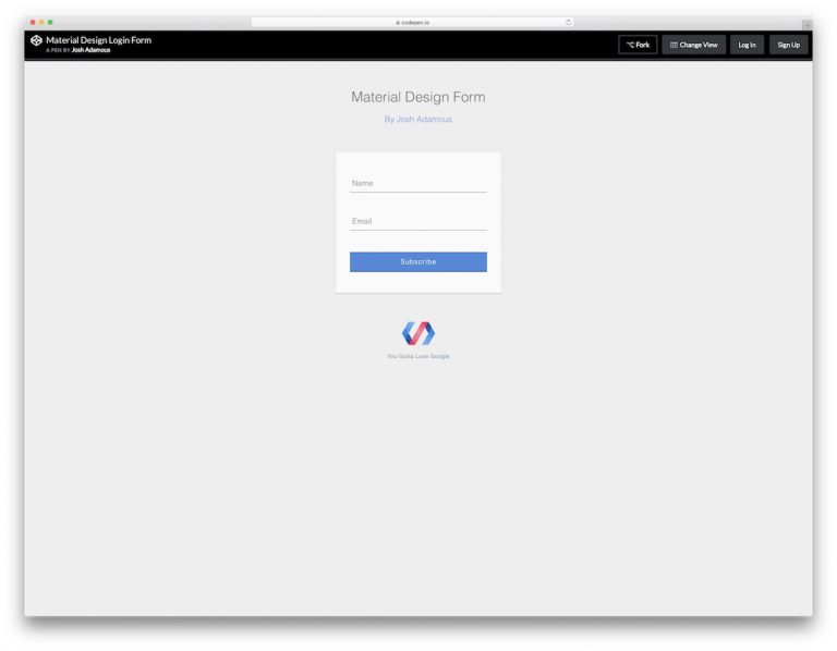30 Formulários de Login HTML5 e CSS3 Gratuitos