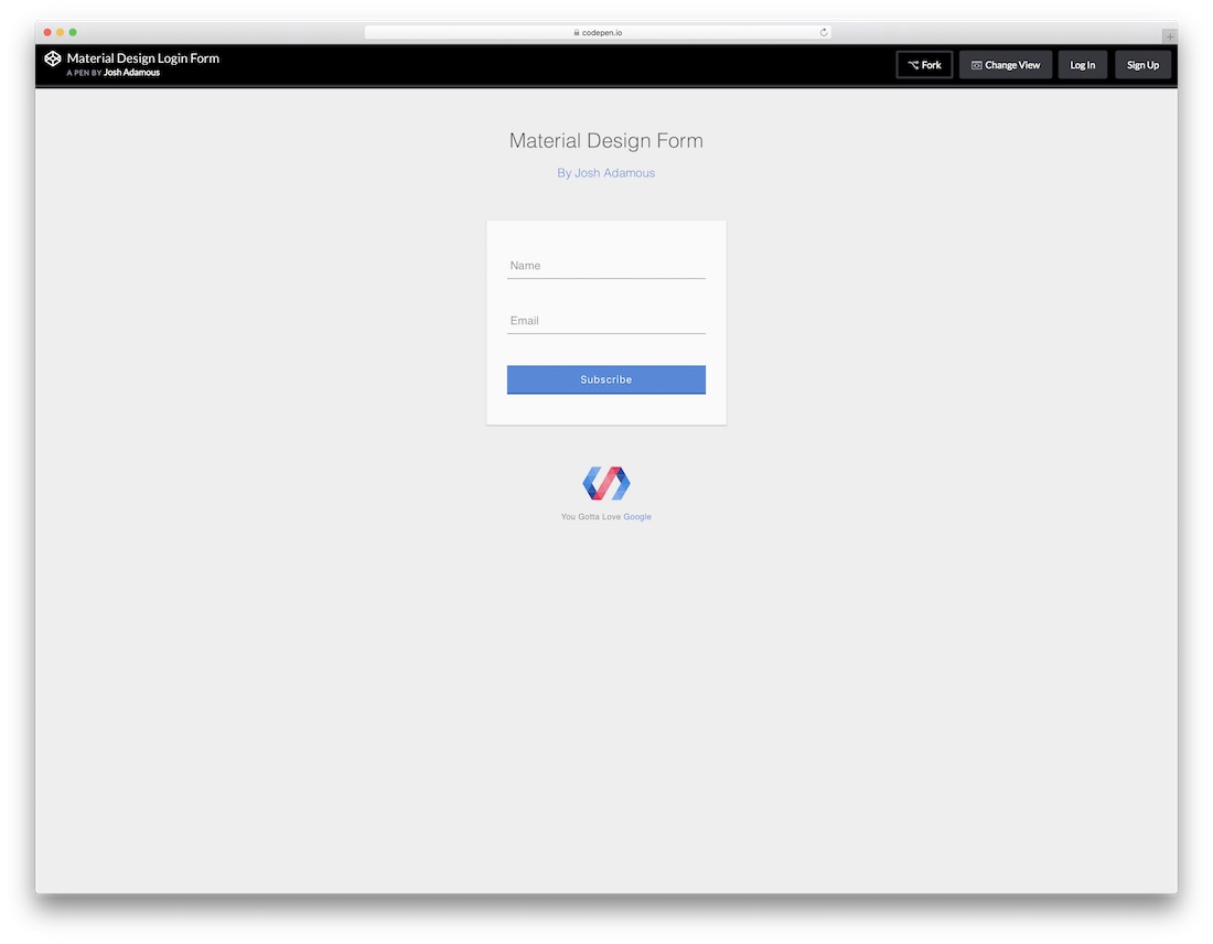 30 Formulários de Login HTML5 e CSS3 Gratuitos