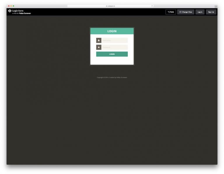 30 Formulários de Login HTML5 e CSS3 Gratuitos