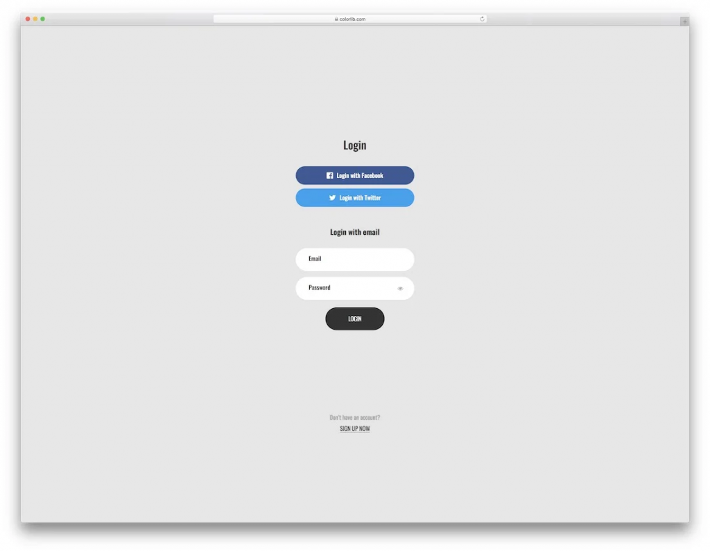 30 Formulários de Login HTML5 e CSS3 Gratuitos