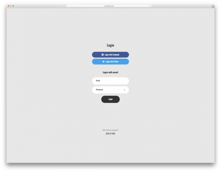 30 Formulários de Login HTML5 e CSS3 Gratuitos