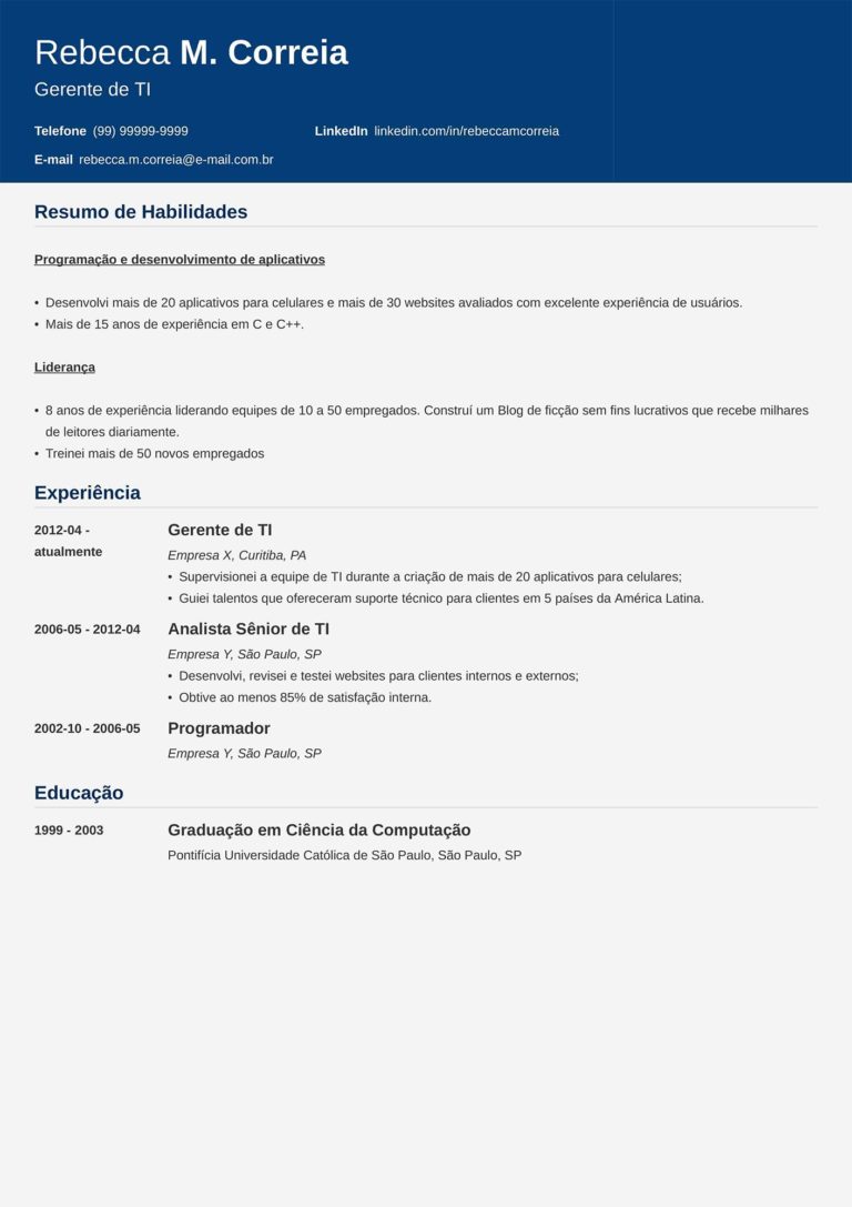 Como Criar um Currículo Profissional Como Programador?