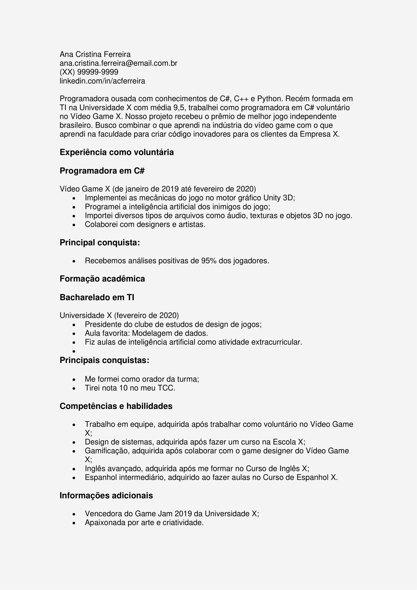 Como Criar um Currículo Profissional Como Programador?