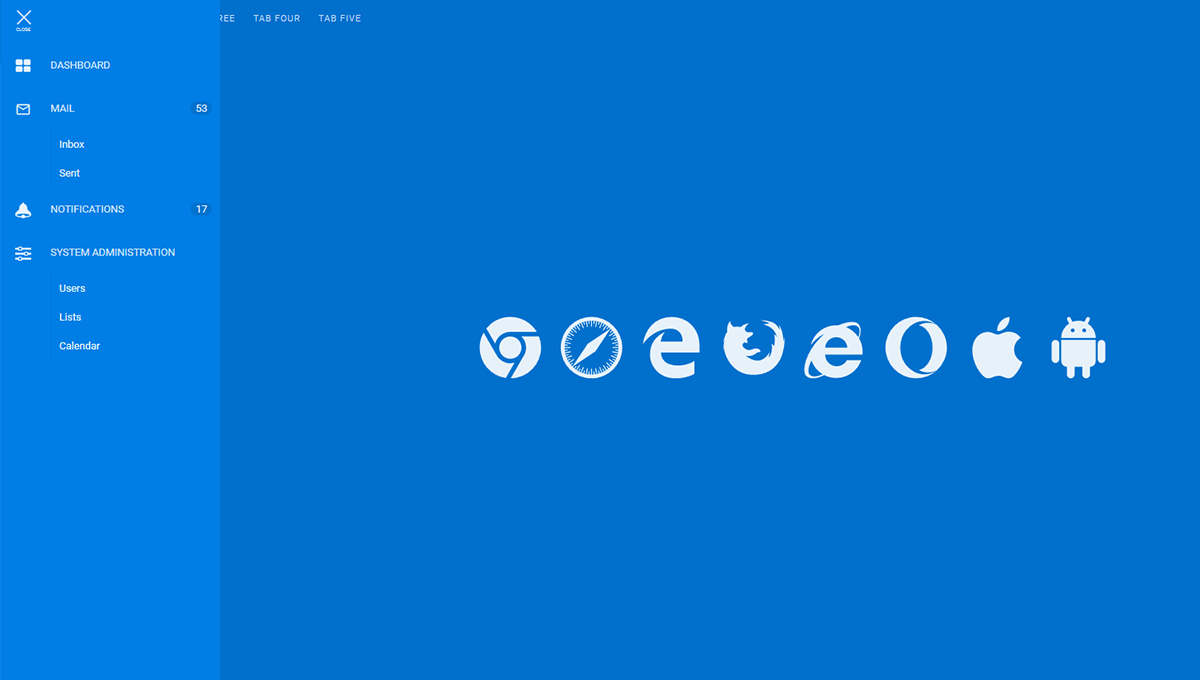 25 Menus Responsivos em HTML e CSS [GRATUITOS]
