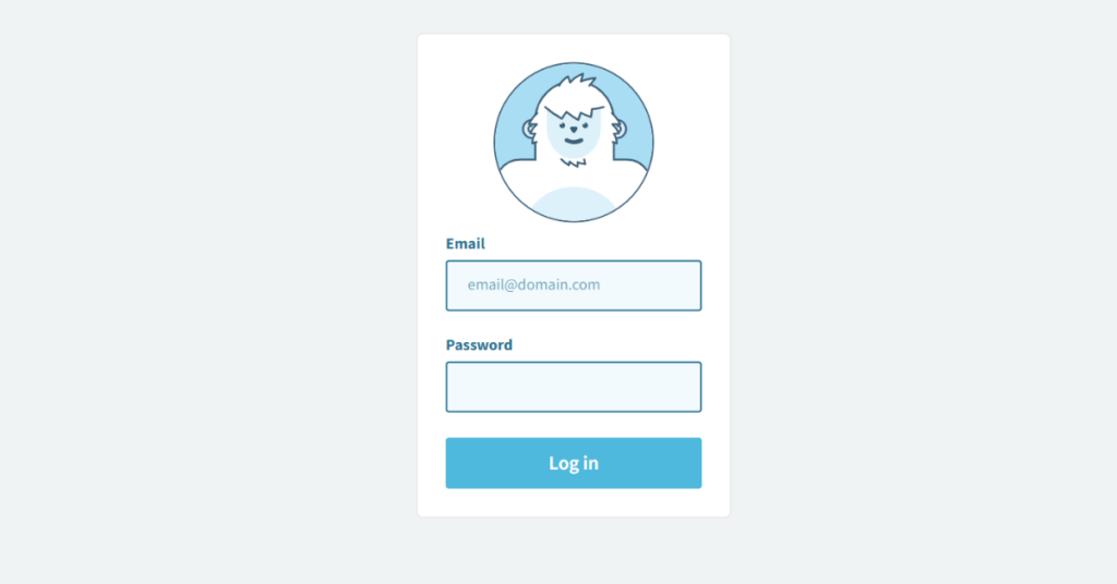 Formulário de login urso animado feito com HTML, CSS e JS