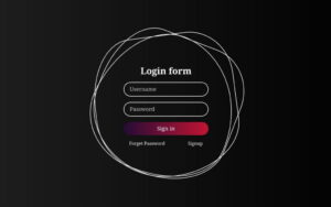 Criando Uma Página de Login com Anel Animado em HTML e CSS