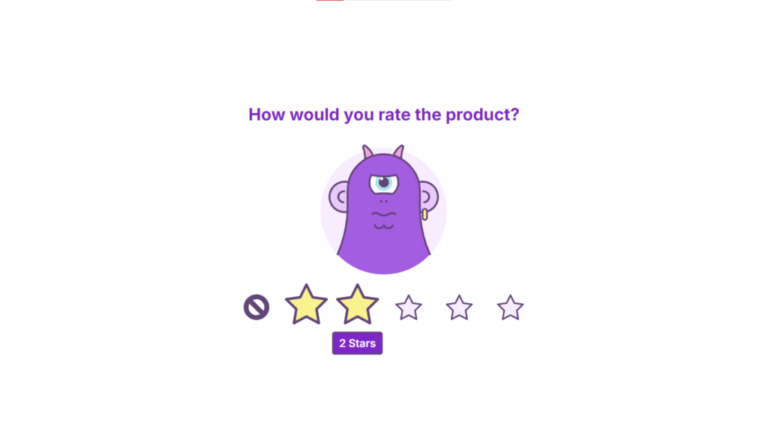 Classificação De Estrelas Monstro Alienígena Html Css E Js